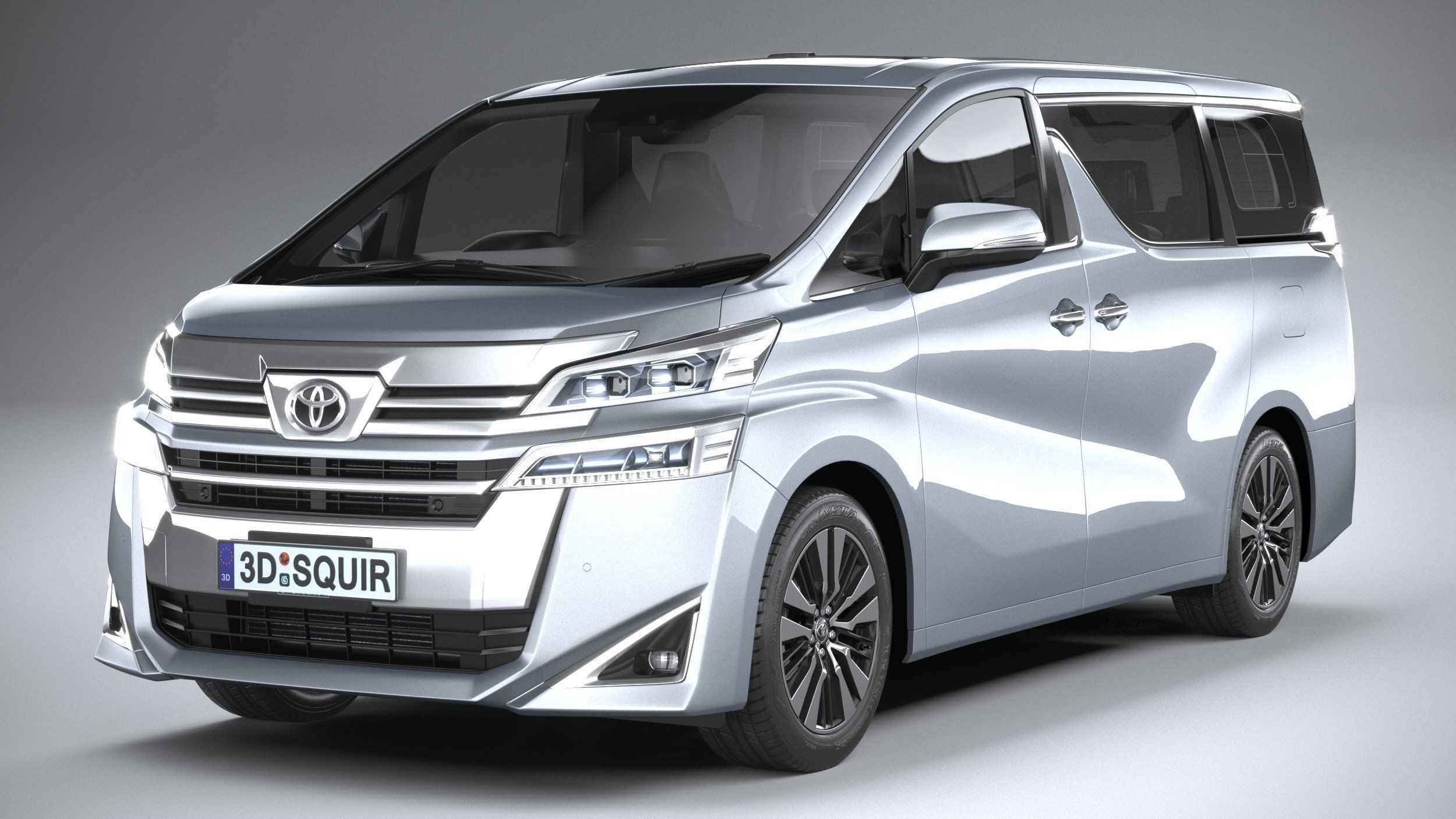 Toyota Vellfire base 2023 3D model | CGTrader