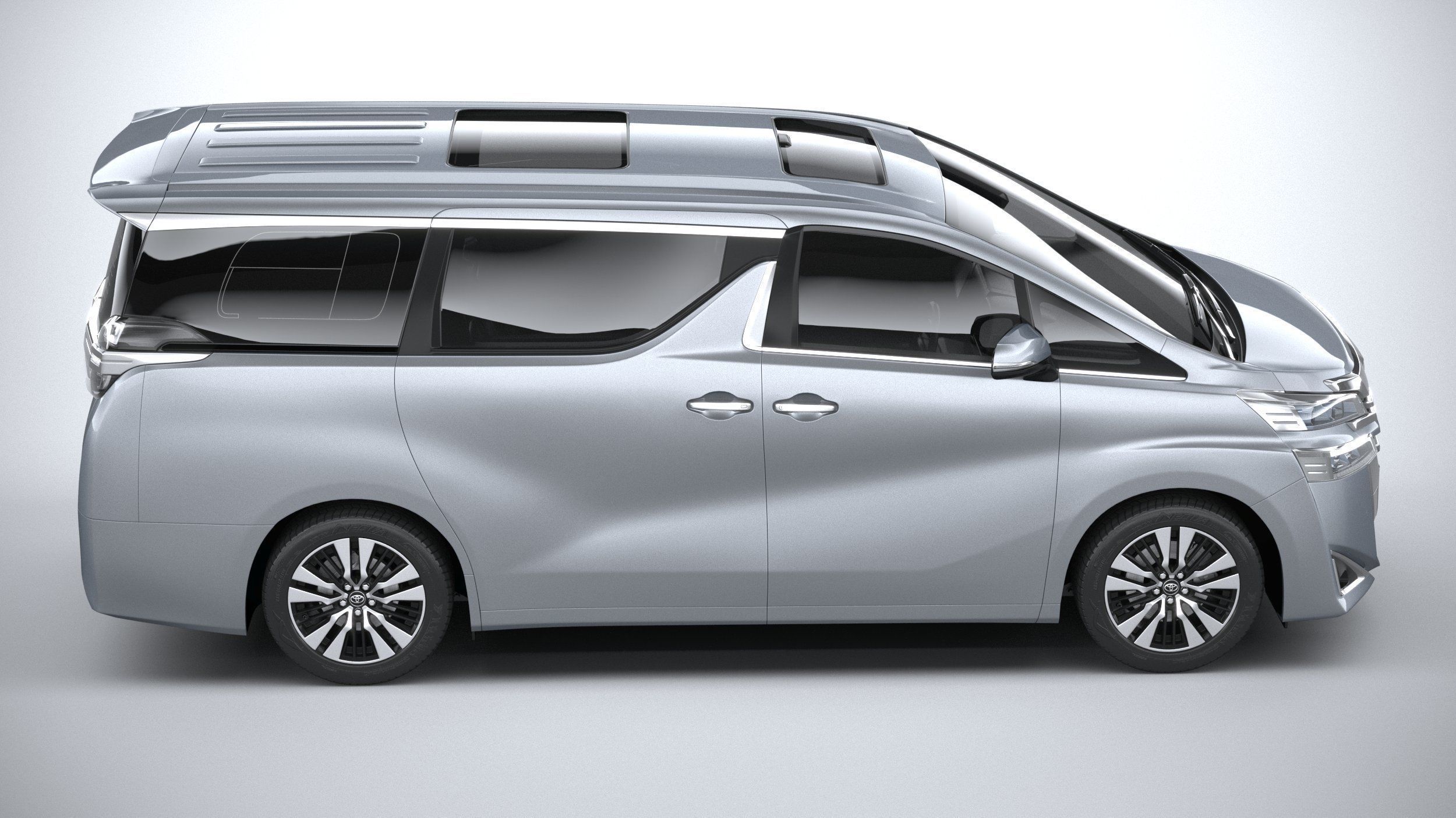 Toyota Vellfire base 2023 3D model | CGTrader