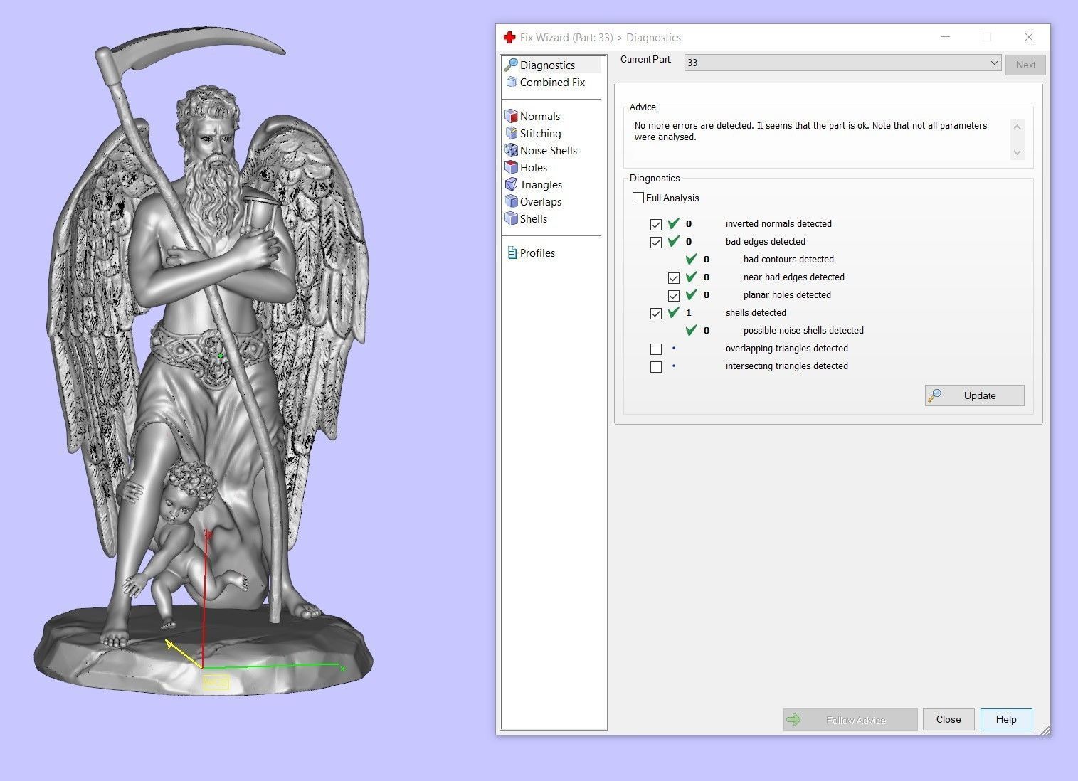 Chronos Greek Mythology God Time Statue 3D printing and CNC 3D model 3D ...