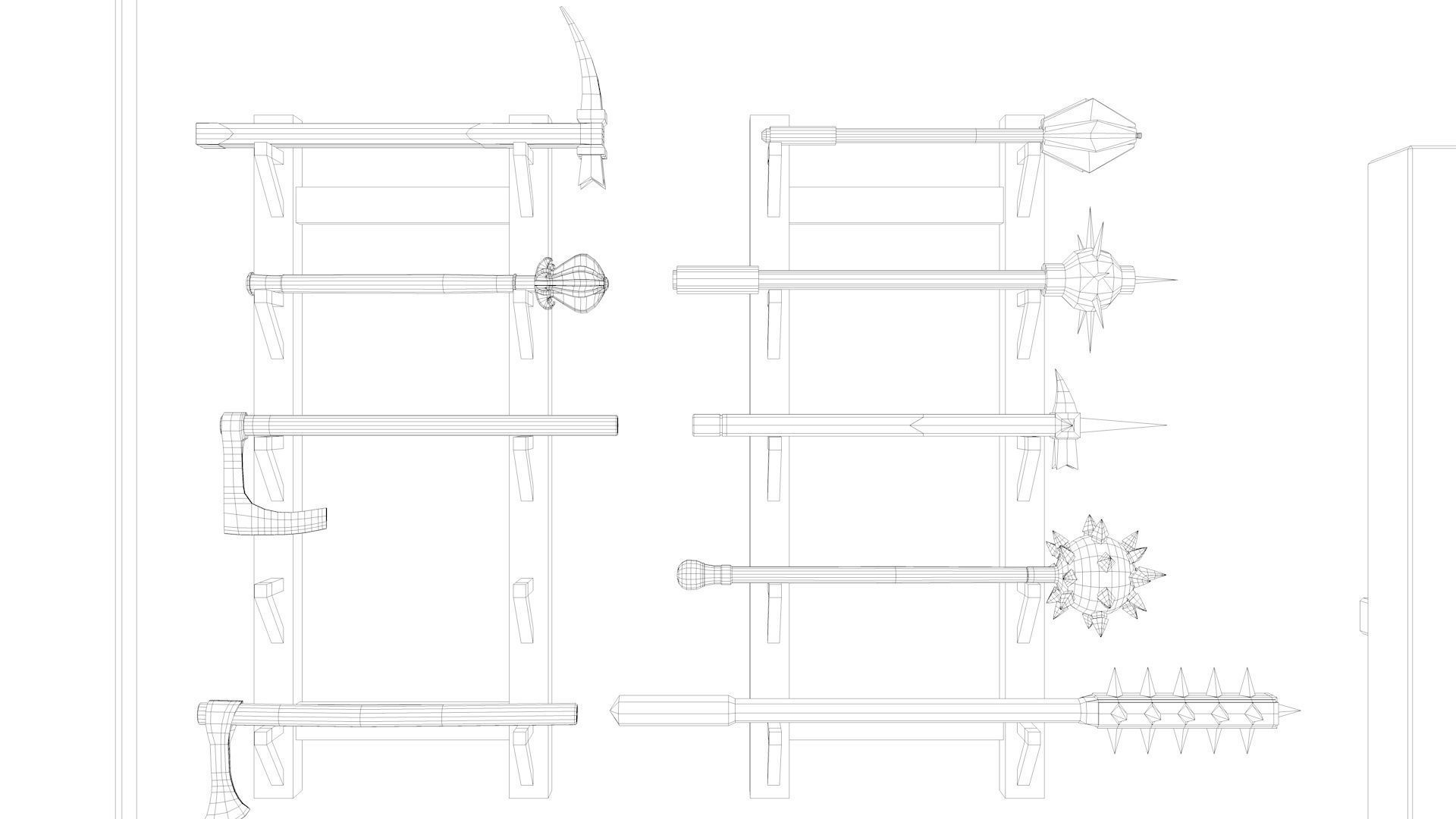 Medieval Armory and Smithy Building 3D model | CGTrader