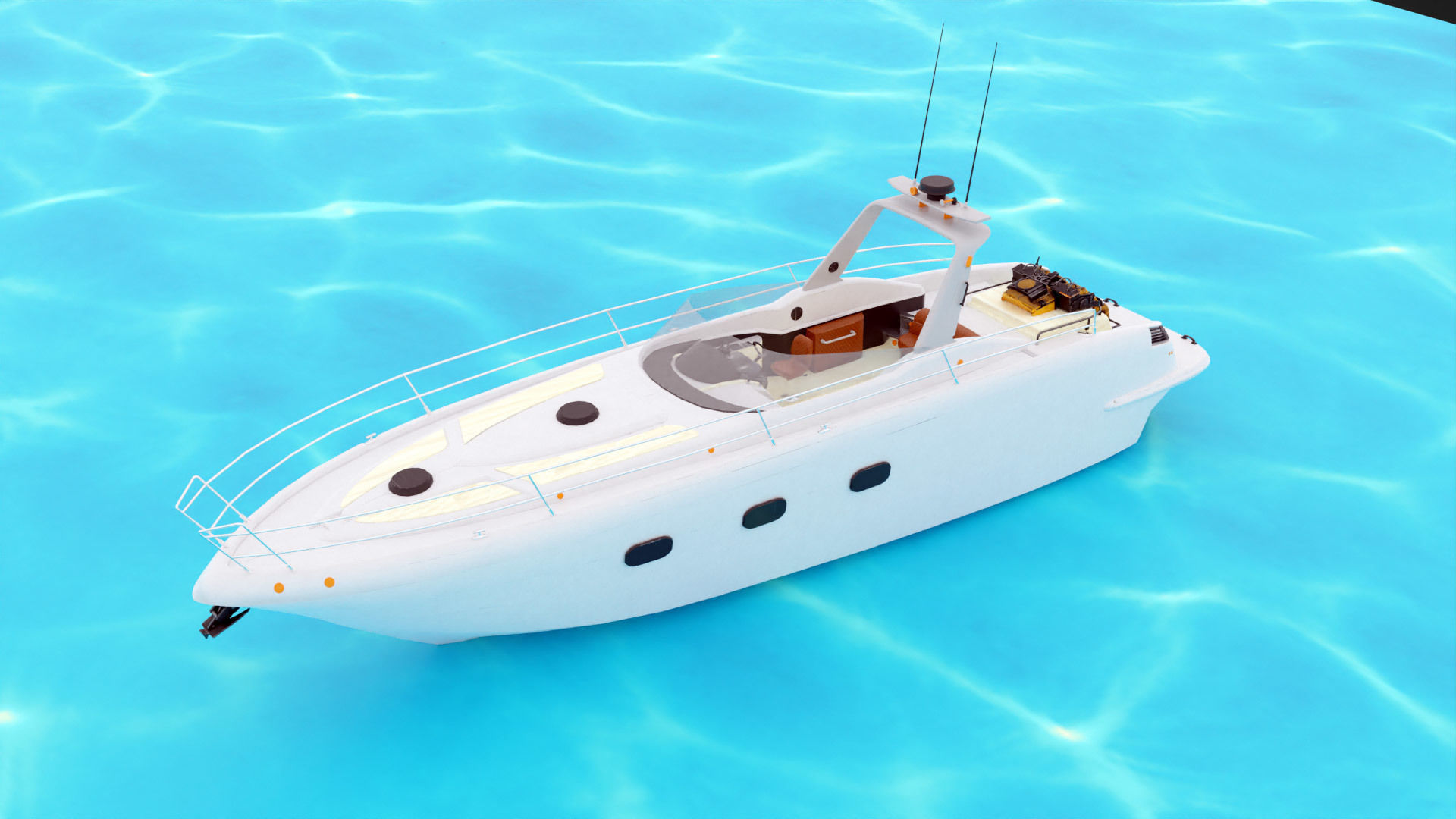 3D model 3D Stylized Boat VR / AR / low-poly | CGTrader