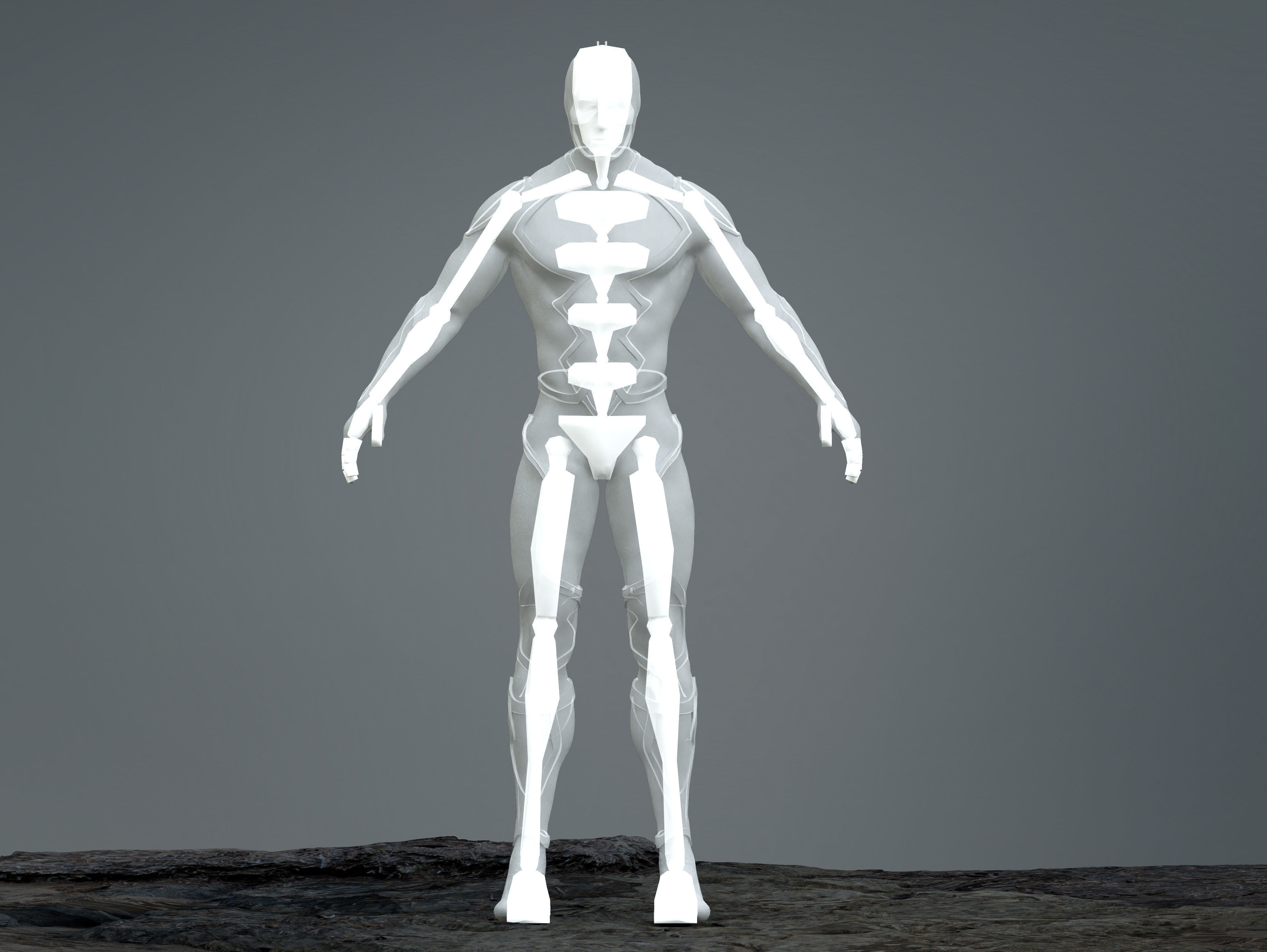 3D model Black Bolt VR / AR / low-poly rigged | CGTrader