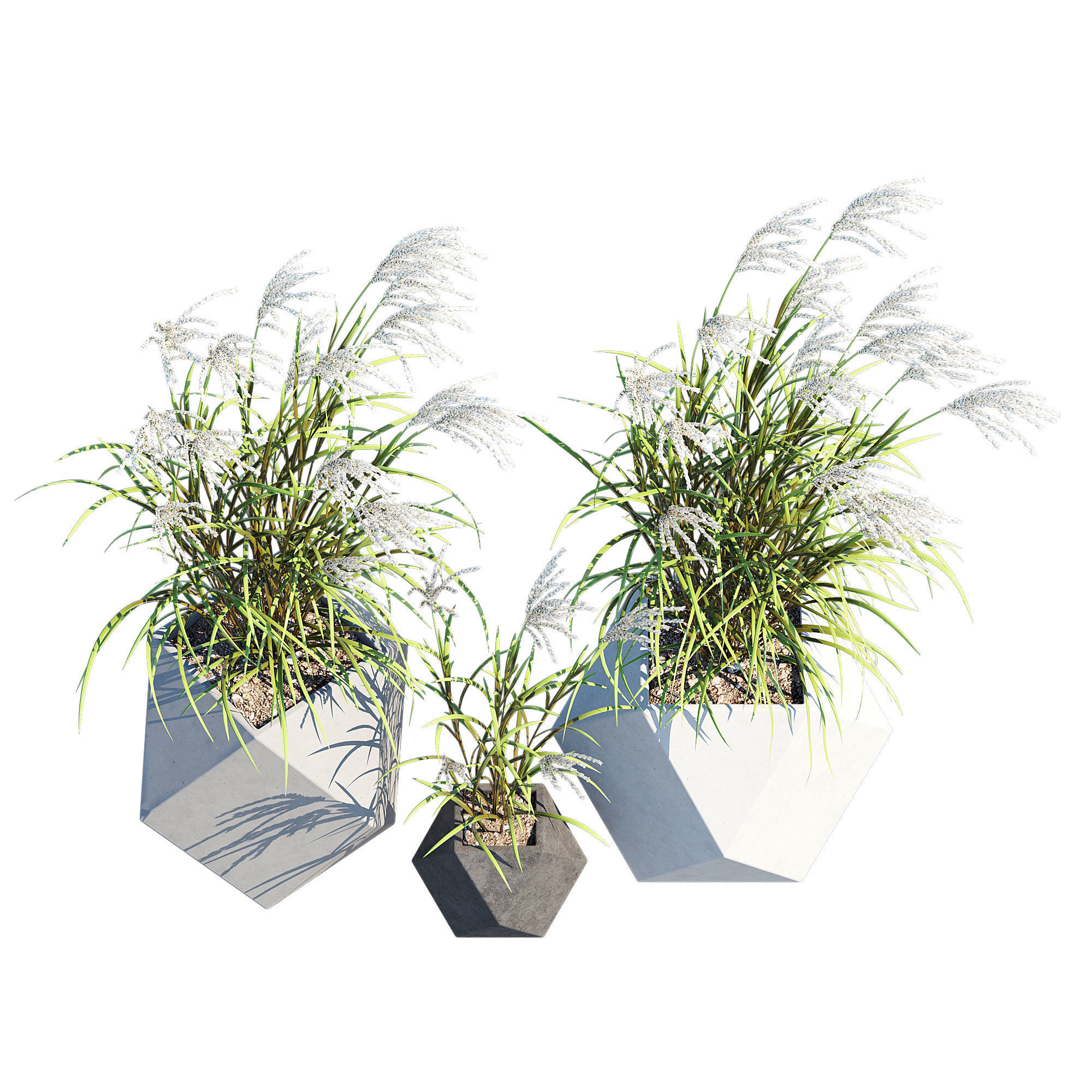 Faceted Modern Fiberstone 3D model | CGTrader