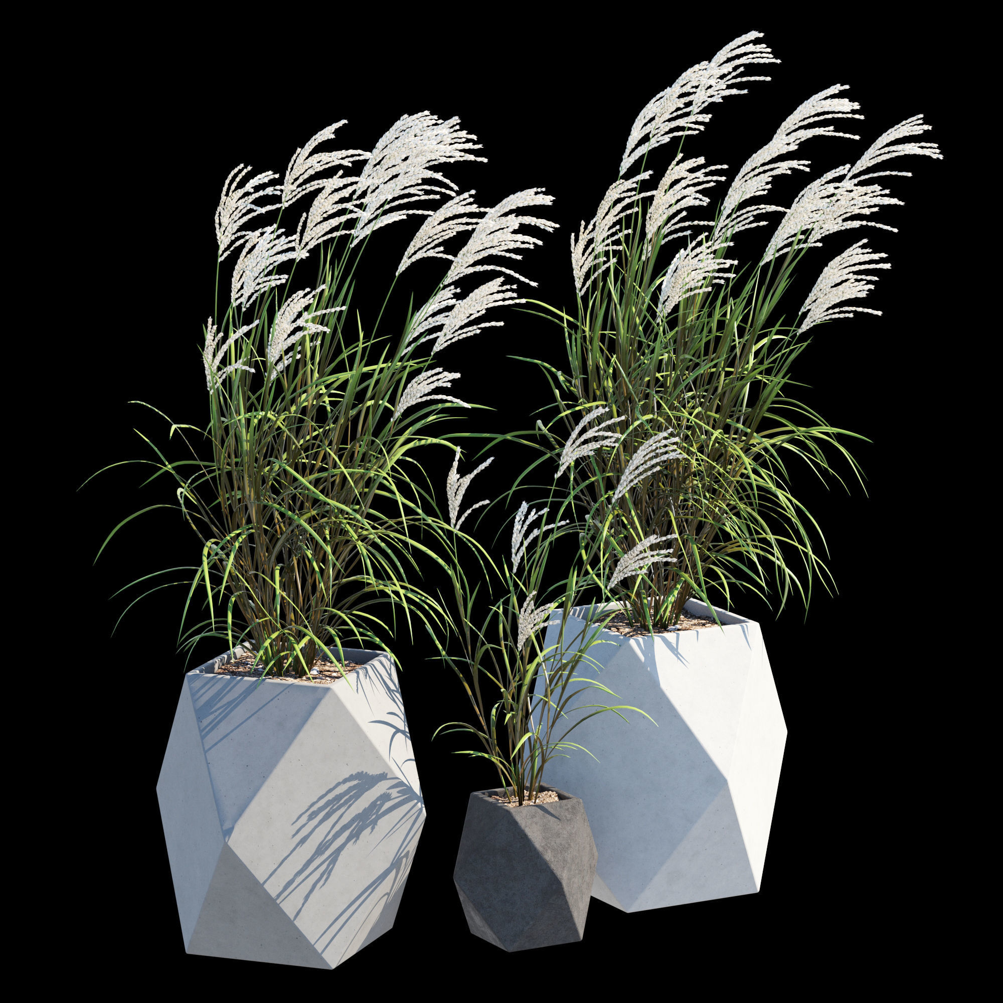 Faceted Modern Fiberstone 3D model | CGTrader