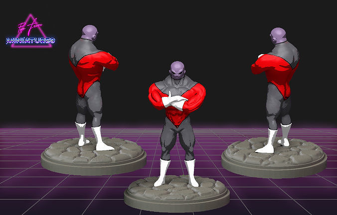 Jiren from Dragon Ball Super 3D print model 3D model 3D printable ...