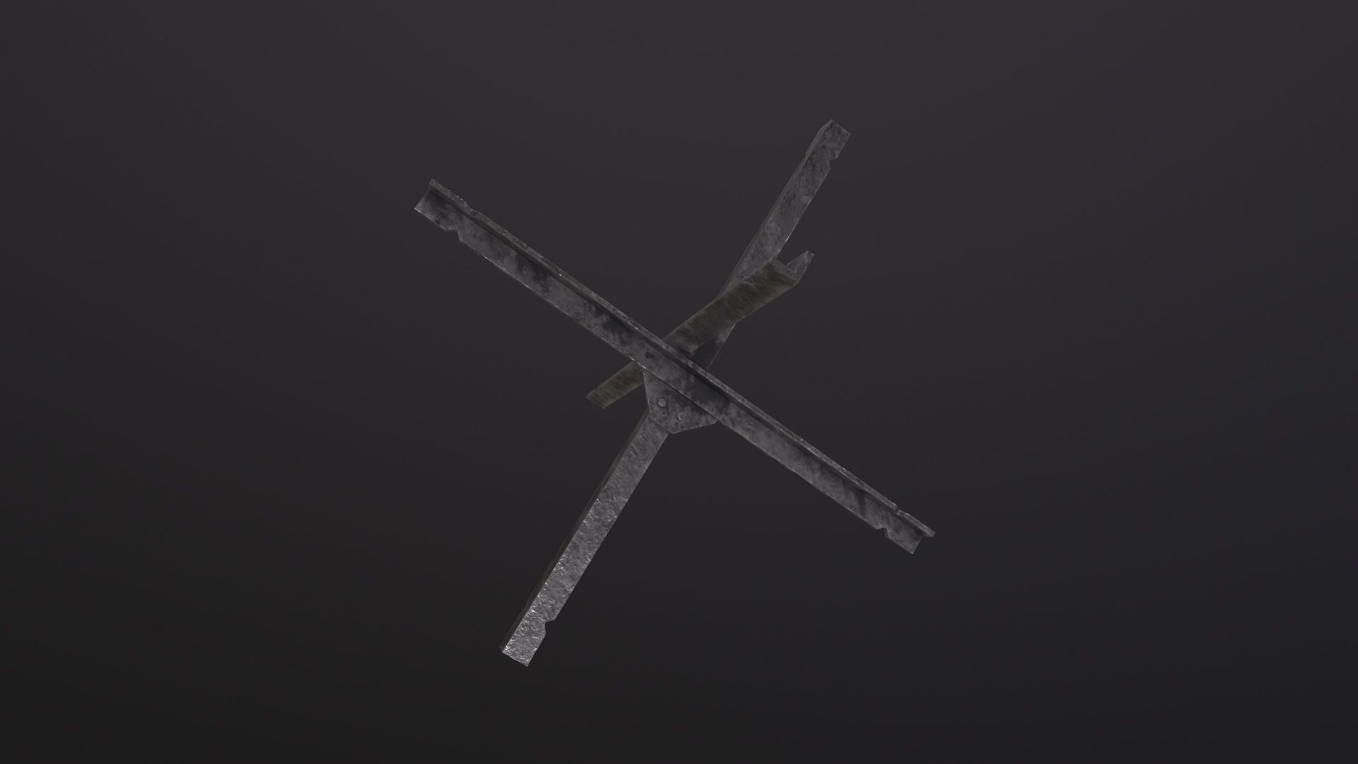 3D model Tank Trap 3D Model VR / AR / low-poly | CGTrader