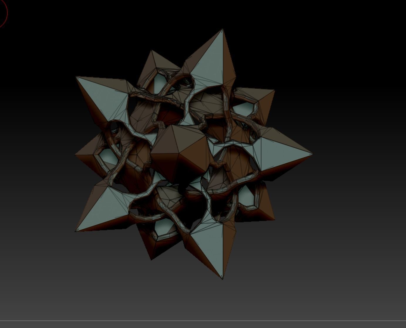 3D model Mysterious geometry VR / AR / low-poly | CGTrader