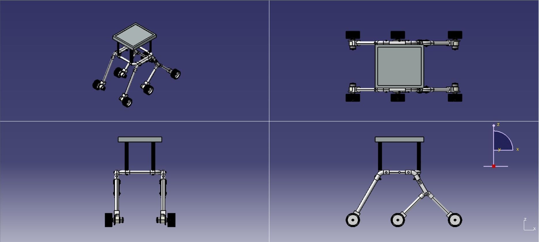 Mars Rover- Rocker Bogie Mechanism 3D model rigged | CGTrader