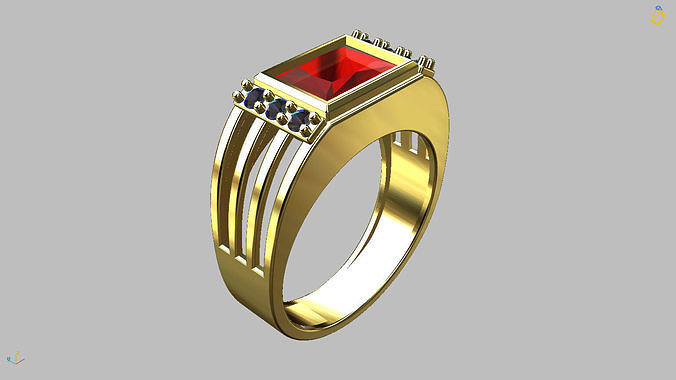 Graduation Ring 3D model 3D printable | CGTrader