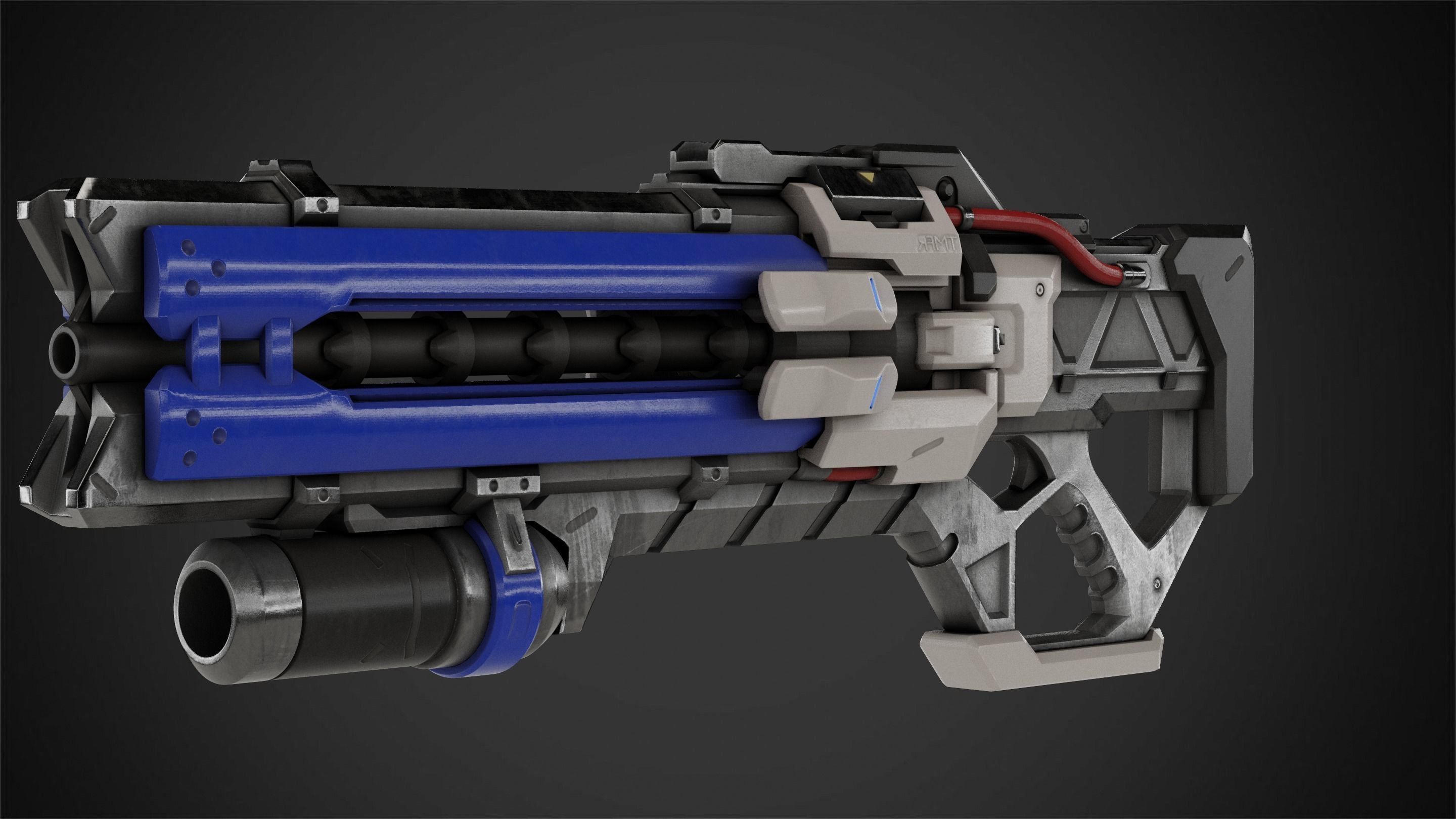 Overwatch Soldier-76 Rifle for Cosplay 3D model 3D printable | CGTrader