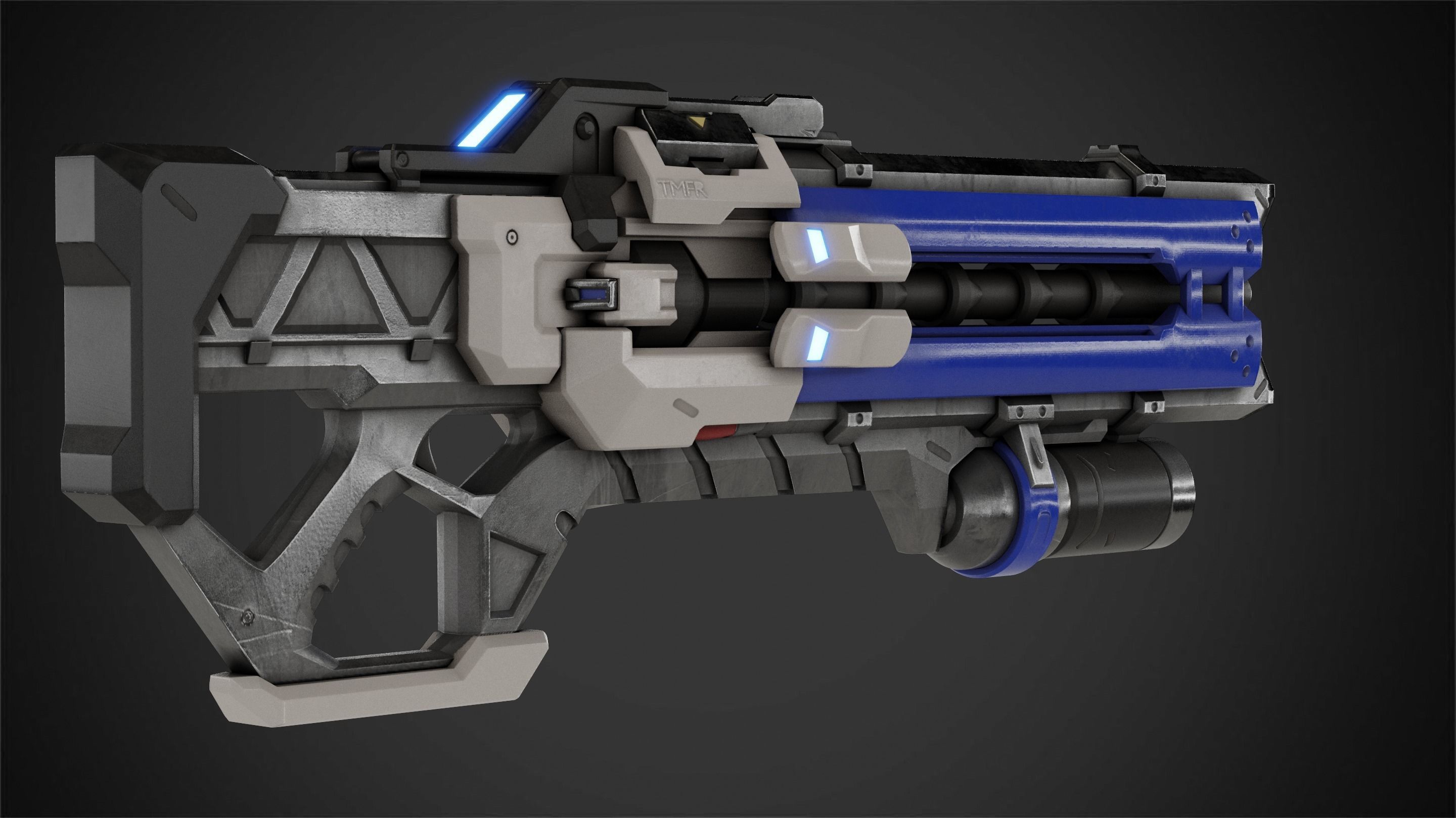Overwatch Soldier-76 Rifle for Cosplay 3D model 3D printable | CGTrader