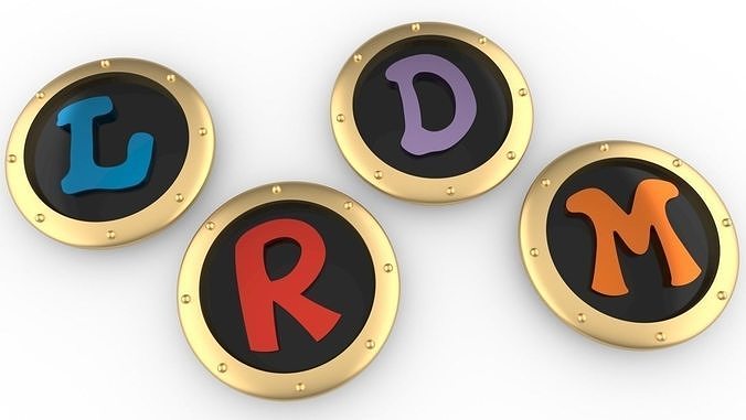 Teenage Mutant Ninja Turtles Classic Buckle Emblems 3D model 3D ...