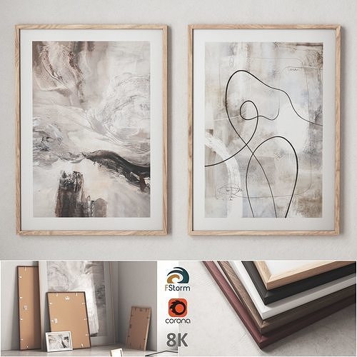 Posters - Abstract 3D model | CGTrader