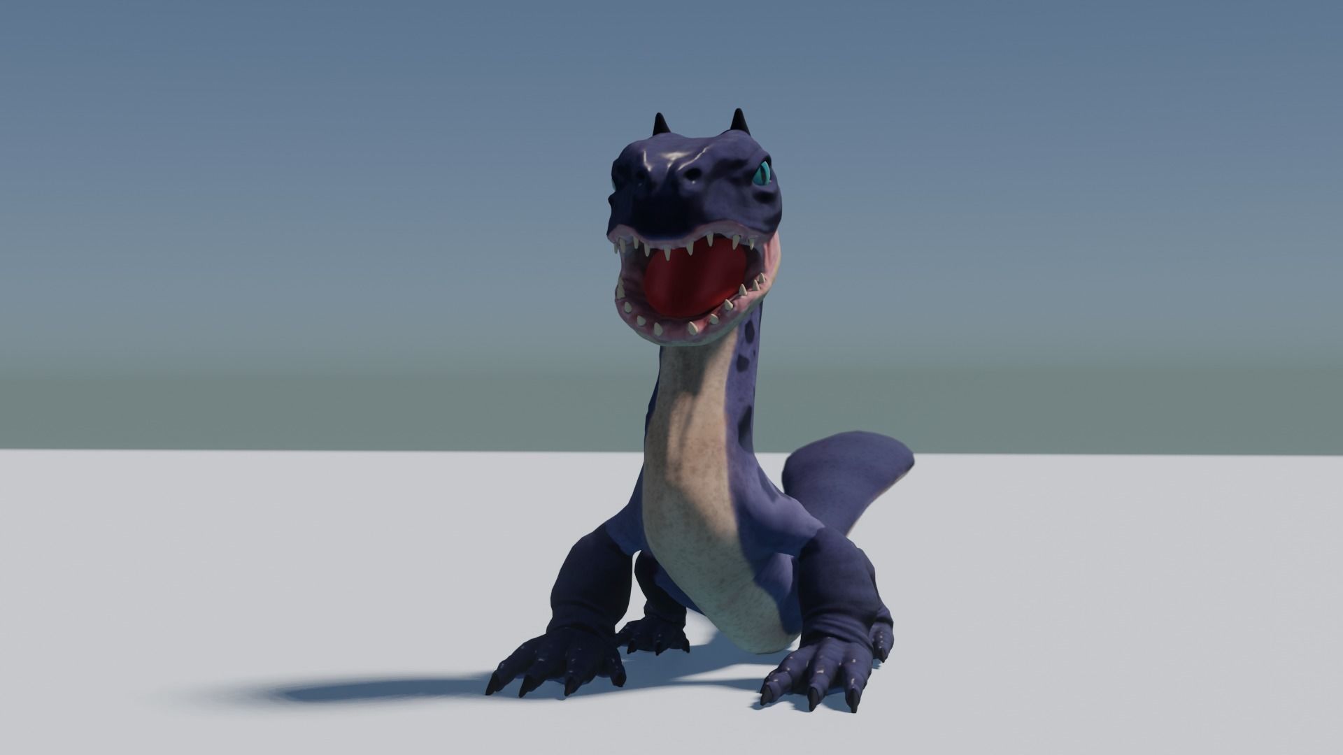 3D model Dragon Lizard model Low-poly 3D VR / AR / low-poly | CGTrader