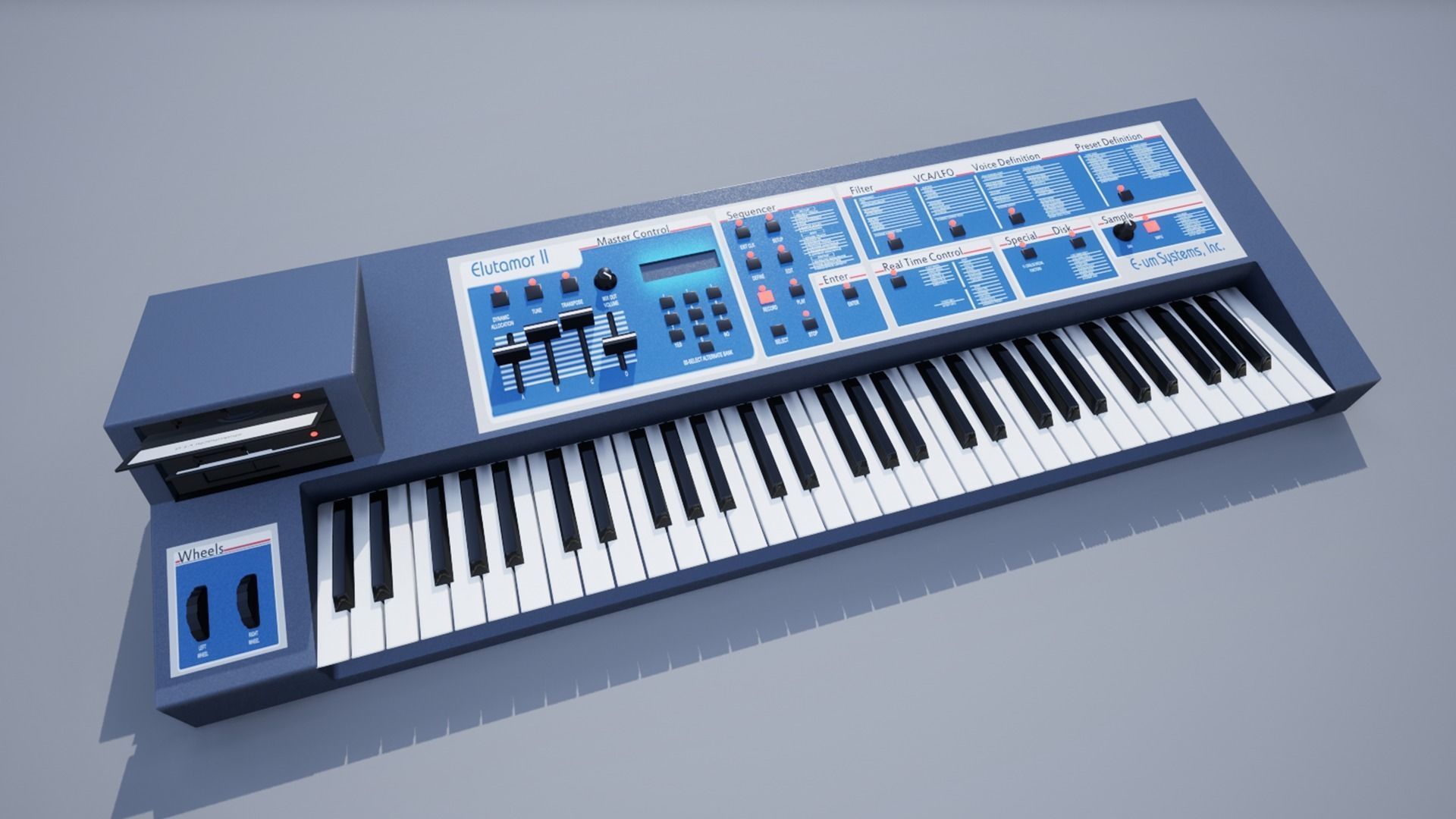Synthesizers Collection FBX 3D models 3D model | CGTrader