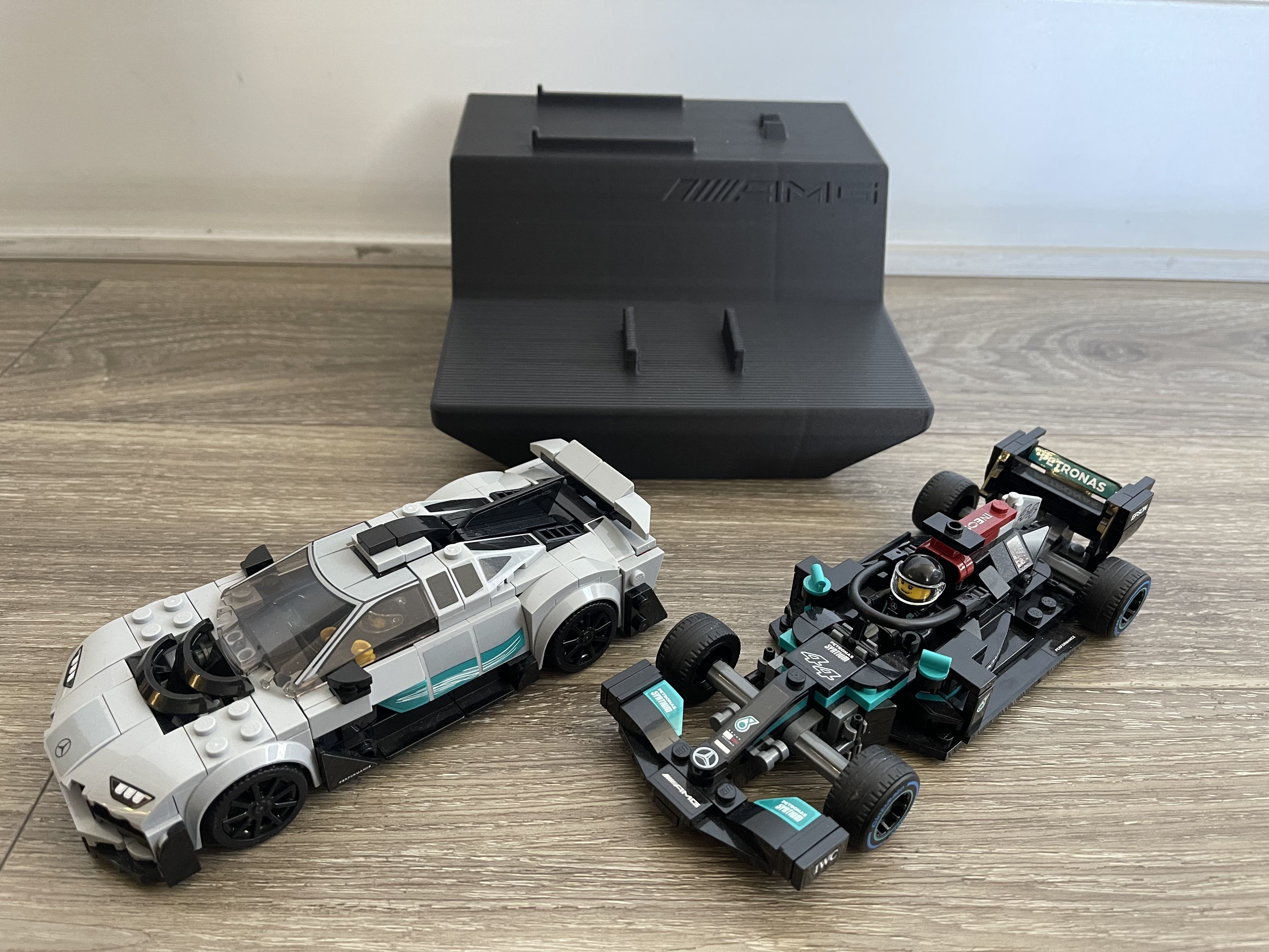 Display Stand Lego Mercedes AMG F1 W12 E and AMG Project One 3D model ...