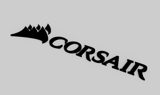 corsair logo 3D model 3D printable | CGTrader