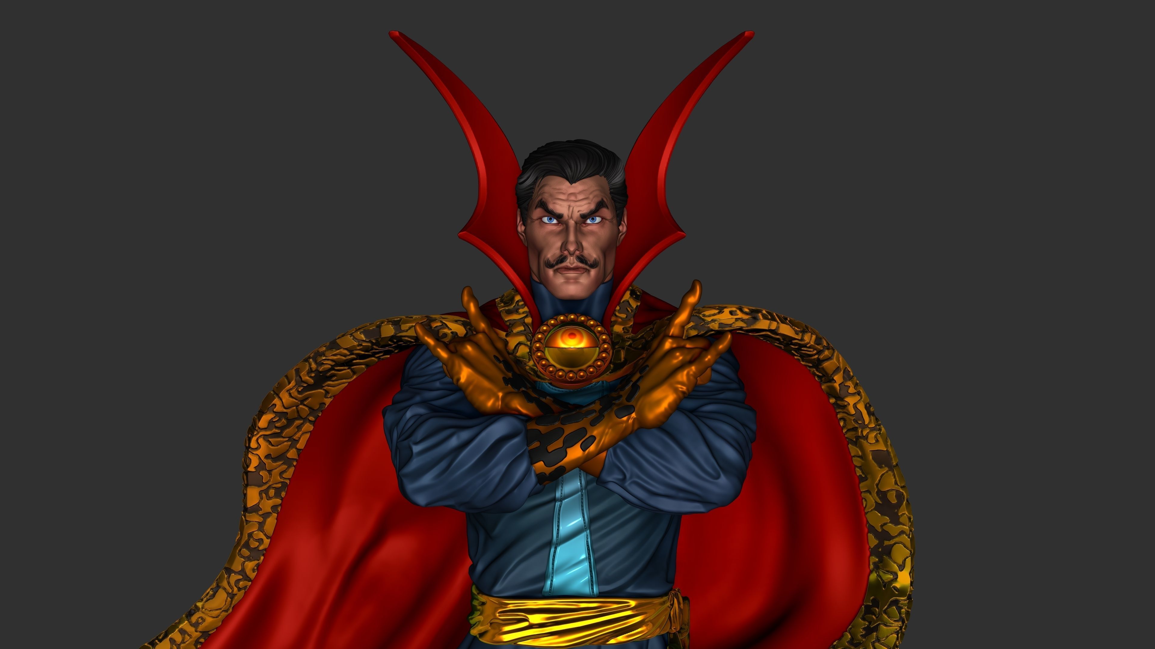 Dr Strange 3D model 3D printable | CGTrader