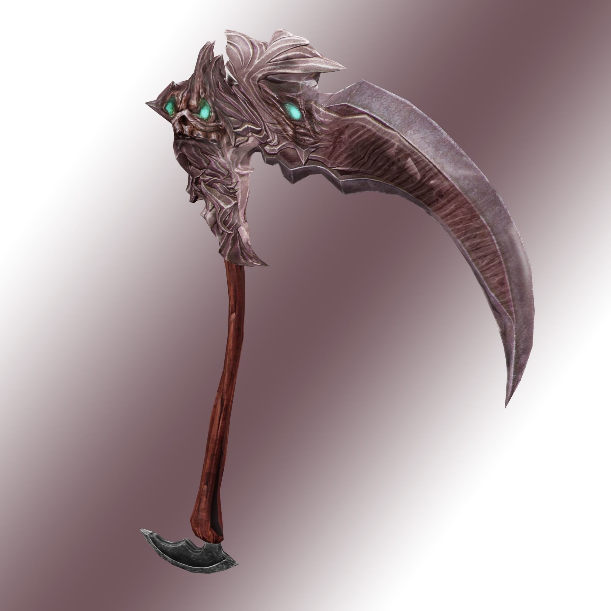 3D model Fantasy Scythe Reaper Weapon VR / AR / low-poly | CGTrader