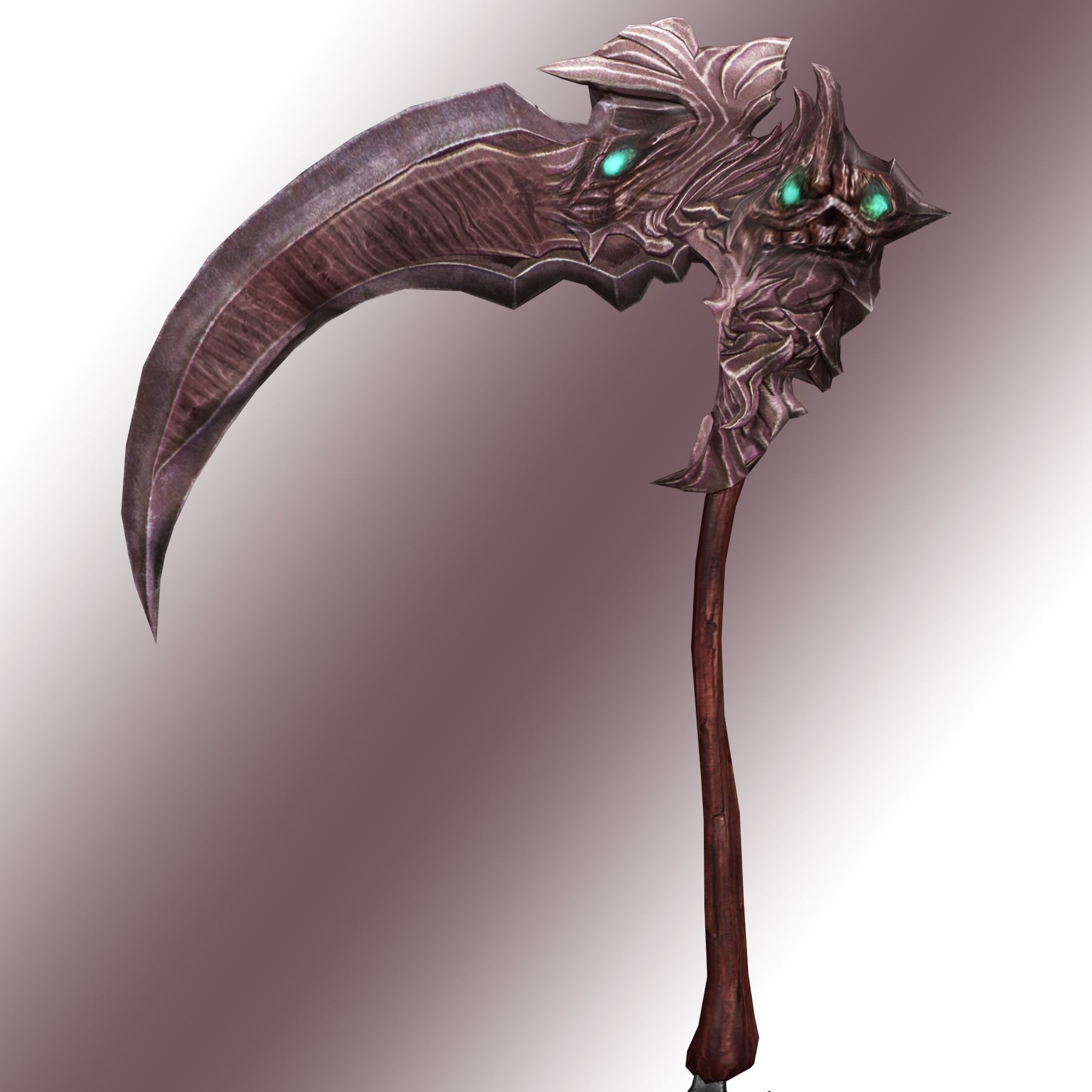 3D model Fantasy Scythe Reaper Weapon VR / AR / low-poly | CGTrader