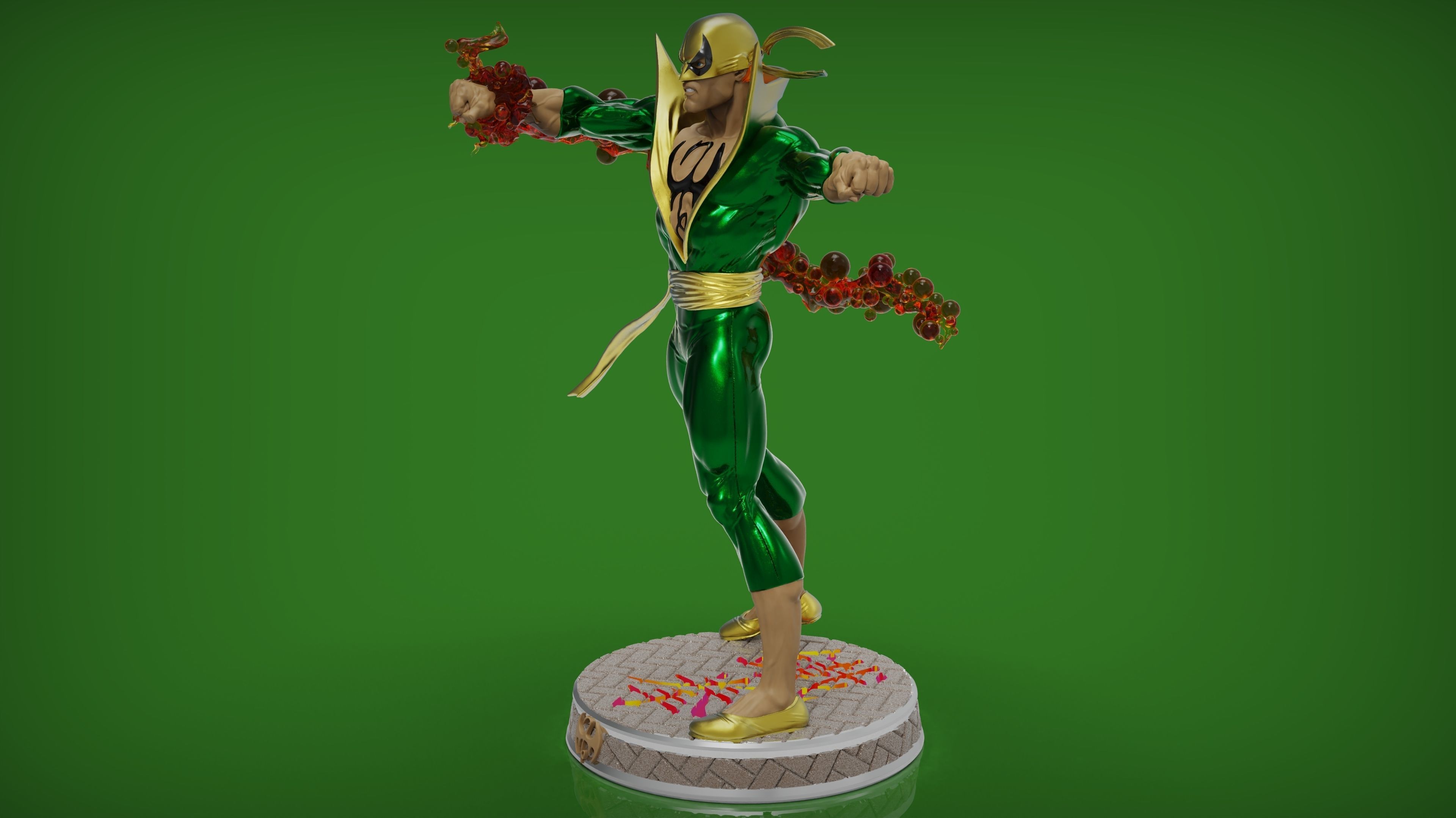 Iron Fist 3D model 3D printable | CGTrader