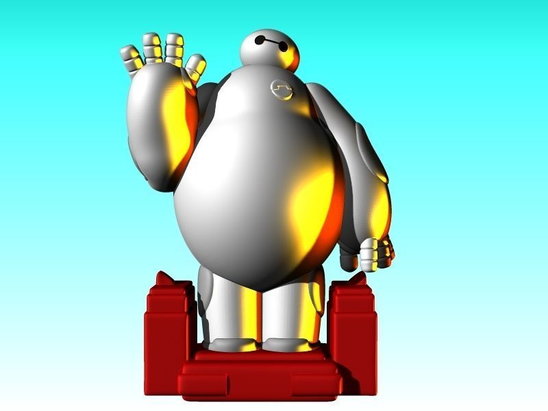 BAYMAX DISNEY PIXAR 3D model 3D printable | CGTrader