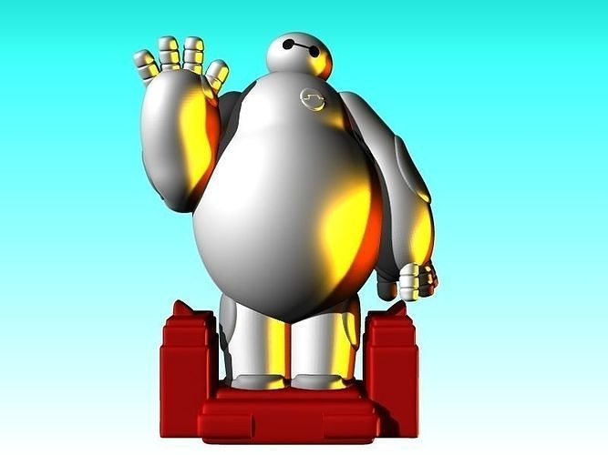 BAYMAX DISNEY PIXAR 3D model 3D printable | CGTrader