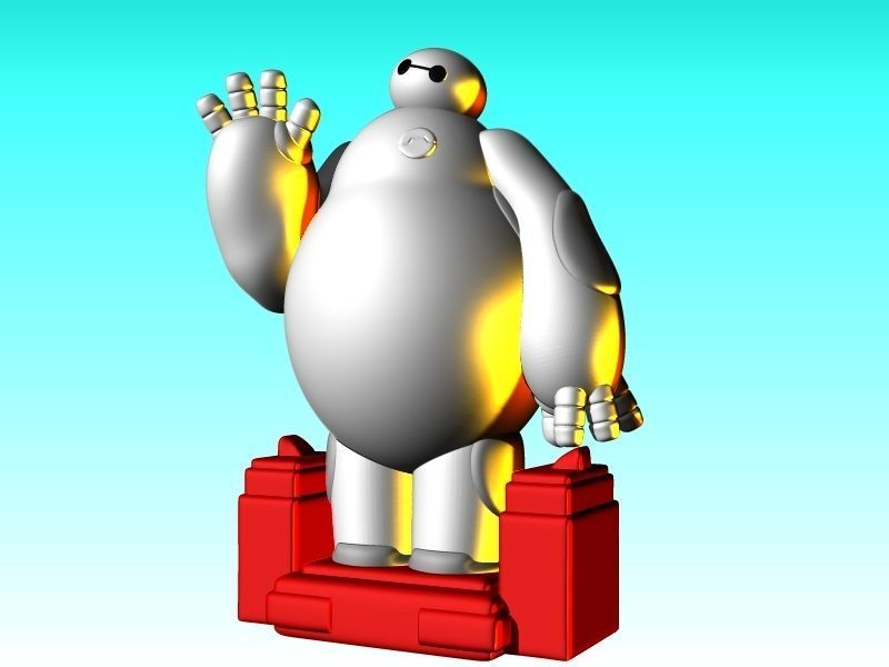 BAYMAX DISNEY PIXAR 3D model 3D printable | CGTrader