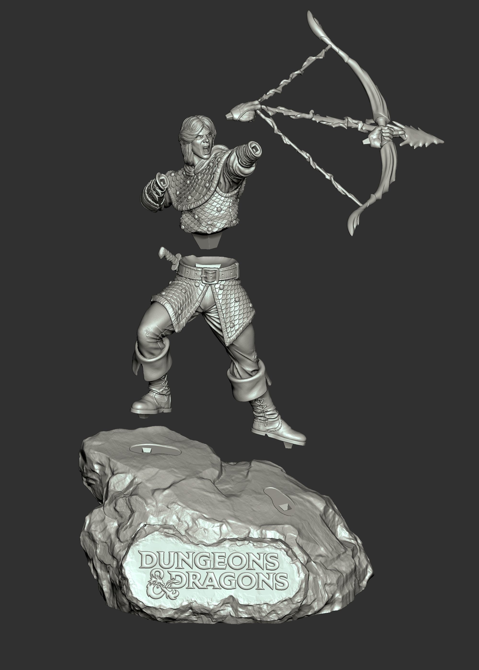 Hank Dungeons and Dragons Animated Fanart Series for 3D Print 3D model ...