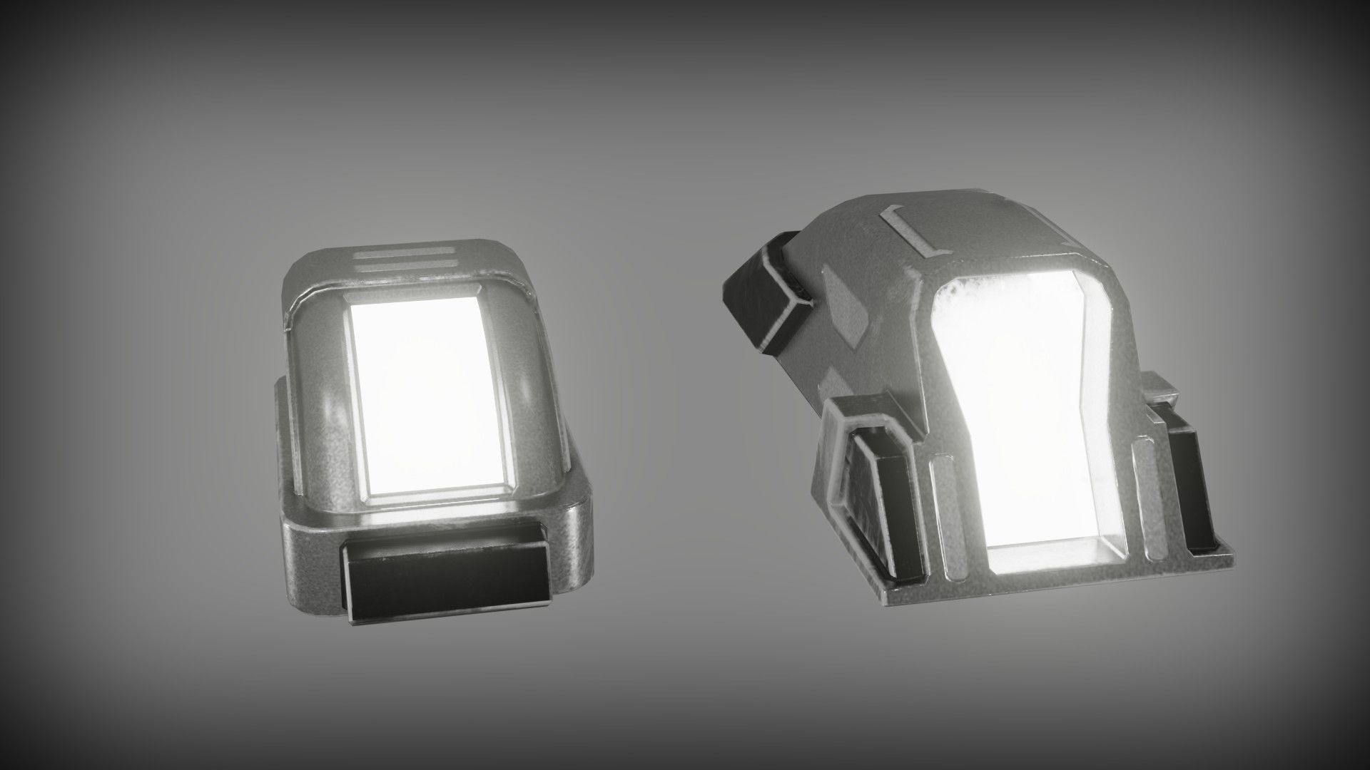 3D model Sci-fi lights VR / AR / low-poly | CGTrader