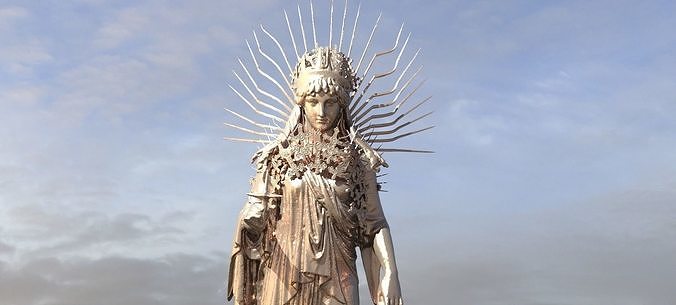 Pagan goddesss Statue 3D model | CGTrader