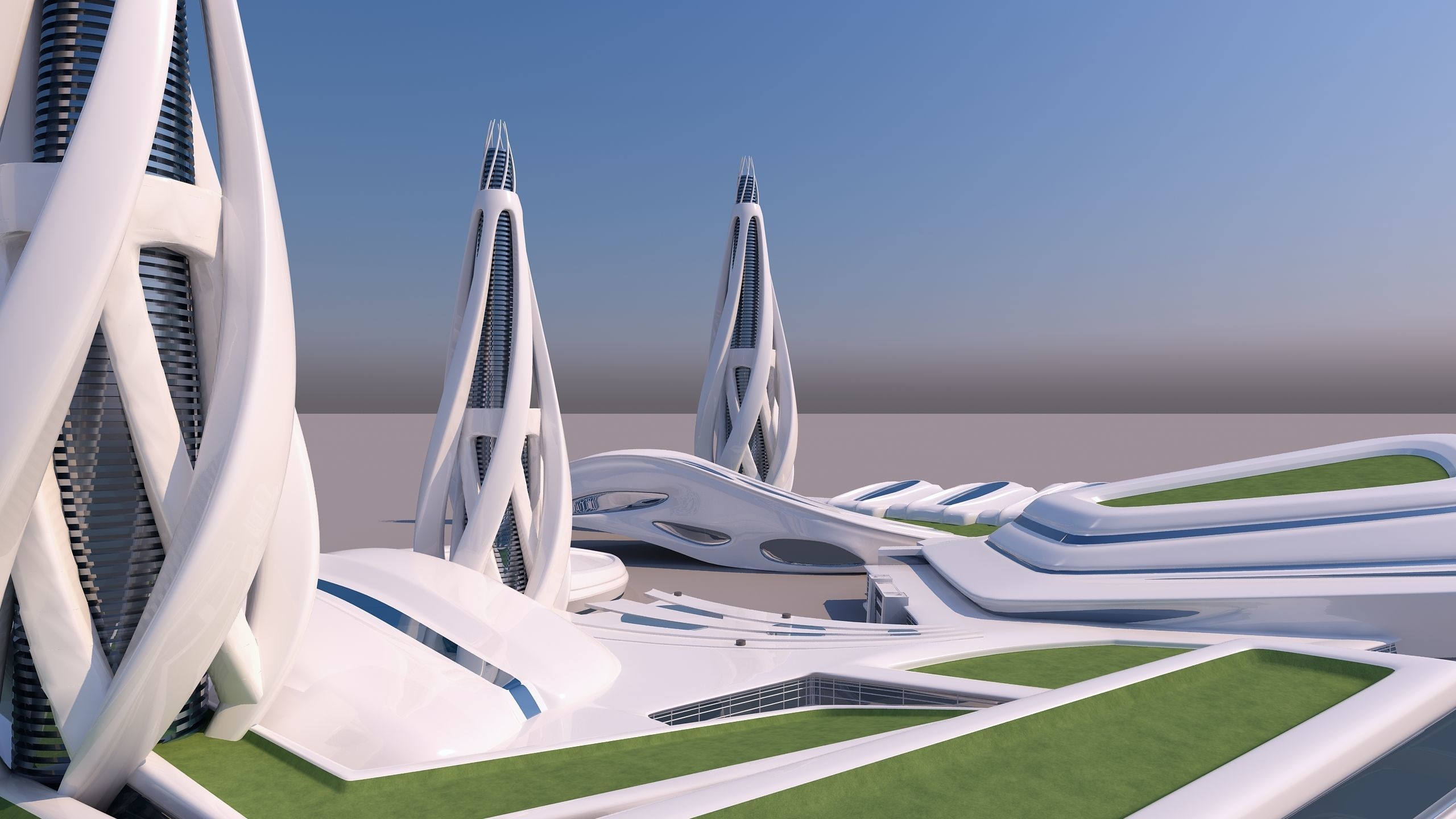 0088 - Organic Building - Skyscraper 3D model | CGTrader