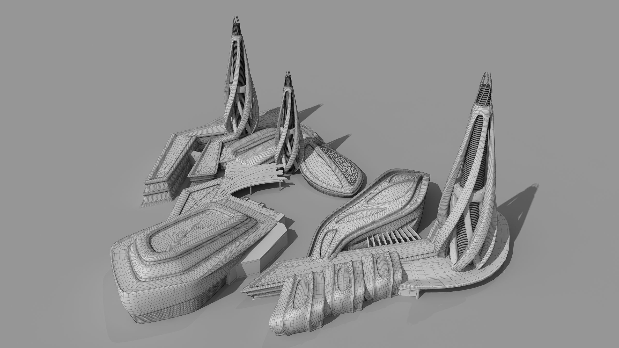 0088 - Organic Building - Skyscraper 3D model | CGTrader