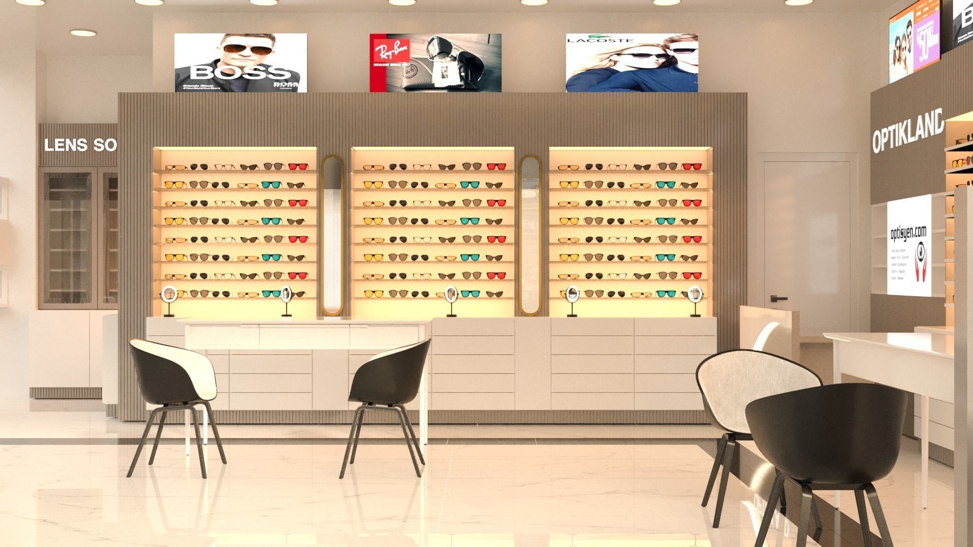 OPTIC SHOP 3D model | CGTrader