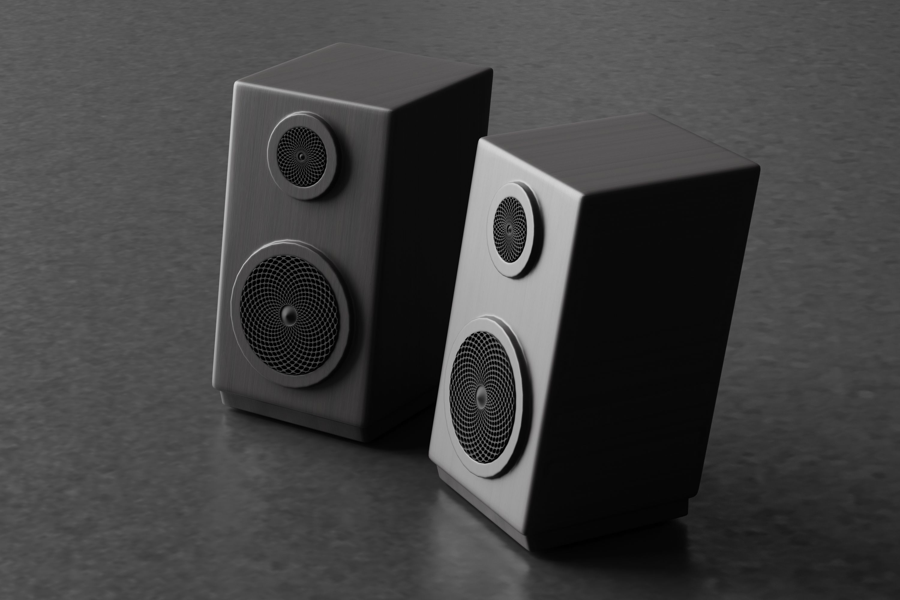 3D model Speakers or Studio Monitors VR / AR / low-poly | CGTrader