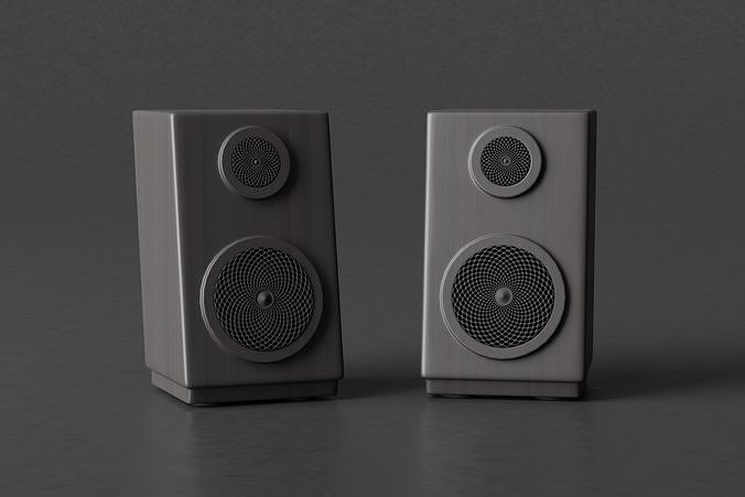 3D model Speakers or Studio Monitors VR / AR / low-poly | CGTrader