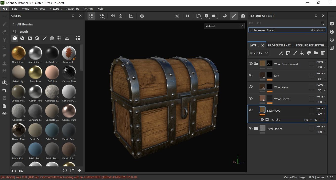 3D model Treasure Chest 3D Model VR / AR / low-poly | CGTrader