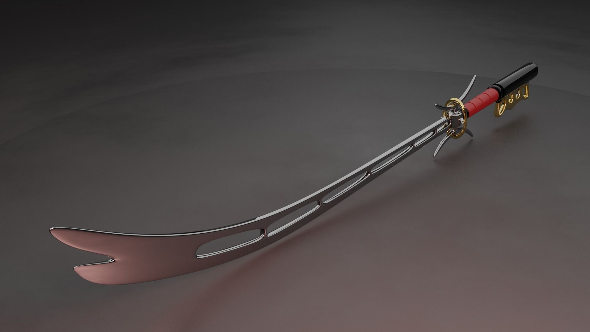 The spine splitter sword 3D model | CGTrader