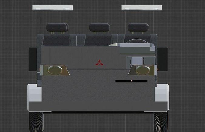 Mitsubishi L300 Inner and Outer Half 3d drawing 3D model | CGTrader