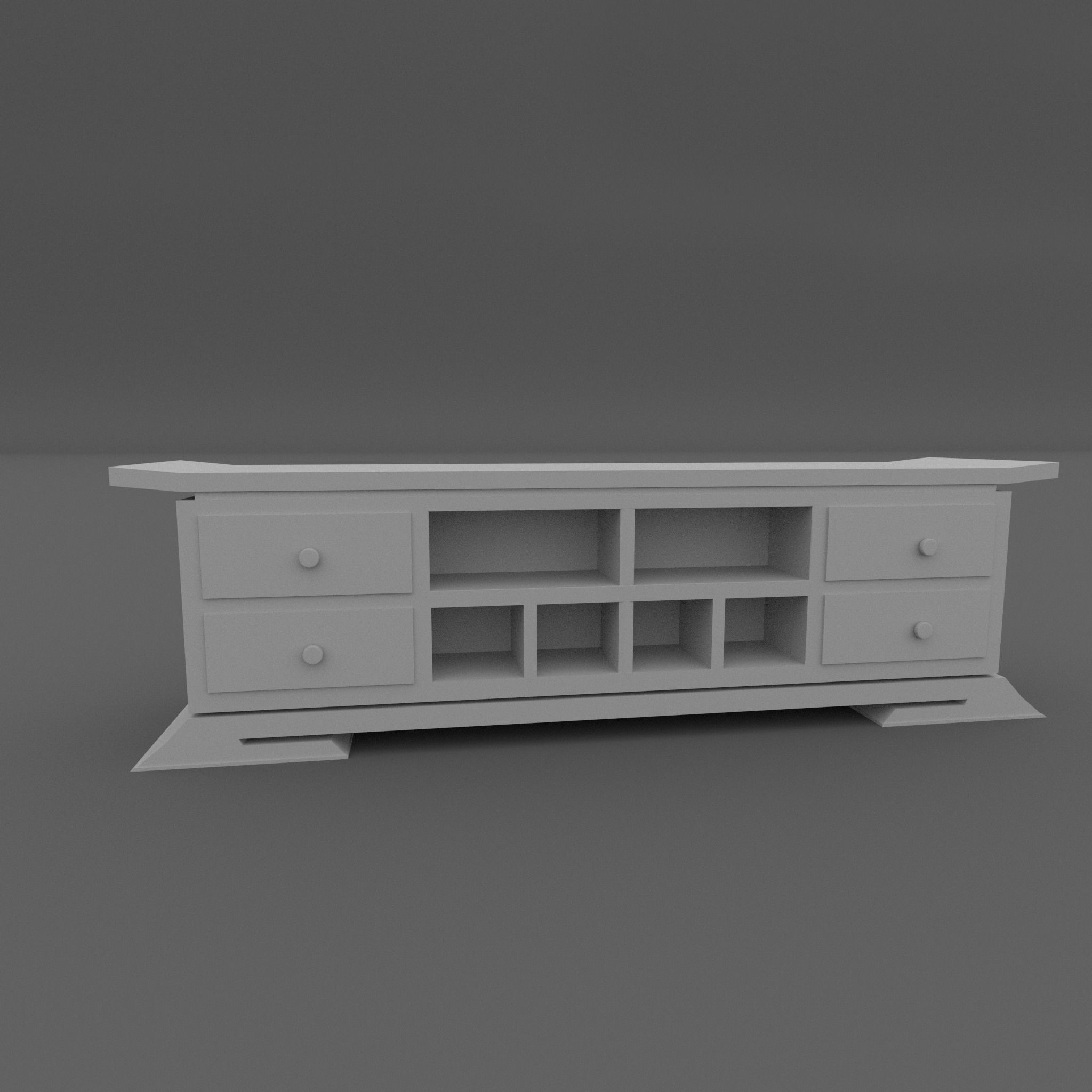 3D model Kondo Tv console VR / AR / low-poly | CGTrader