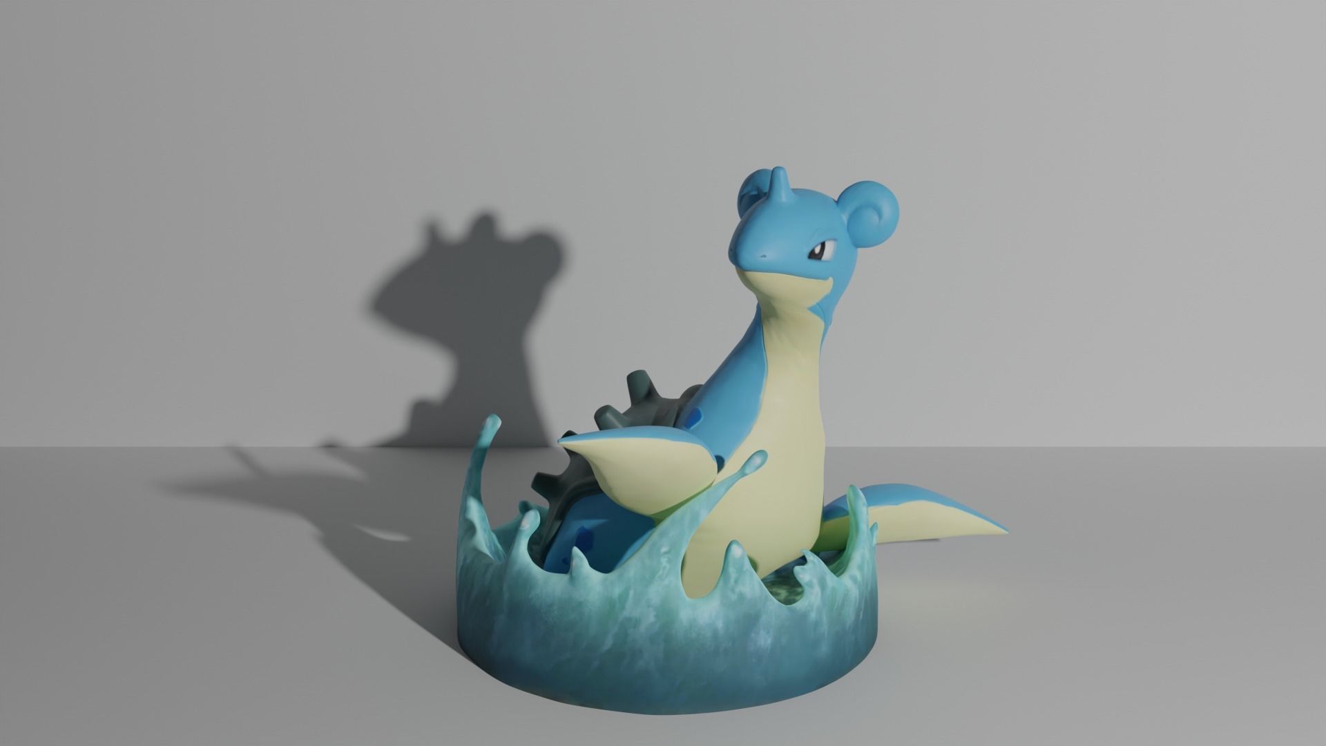 Lapras pokemon 3D print model 3D model 3D printable | CGTrader