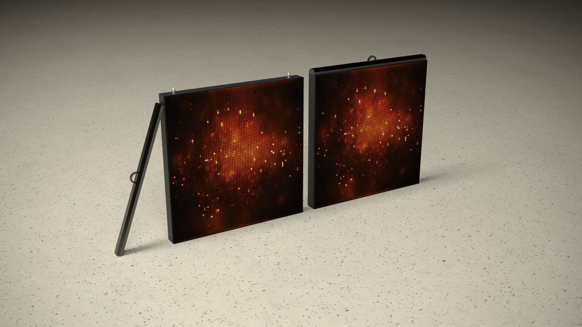Led Screen Panel 3D model | CGTrader