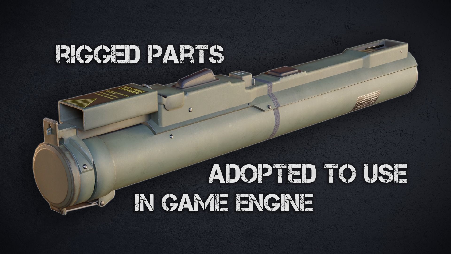 3D model M72 Law Anti-tank Weapon VR / AR / low-poly | CGTrader