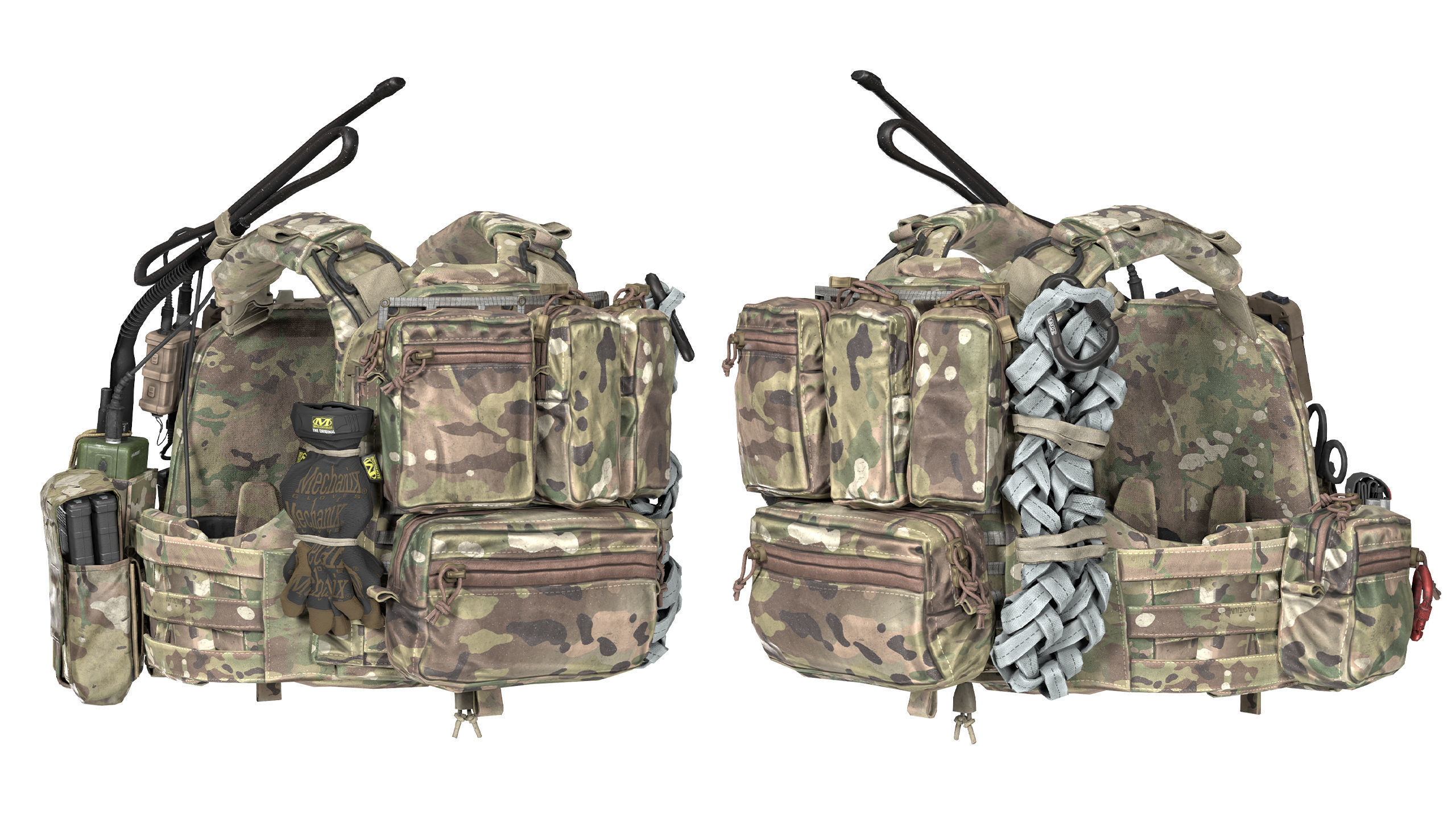 3D model AVS PLATE CARRIER V1 VR / AR / low-poly | CGTrader