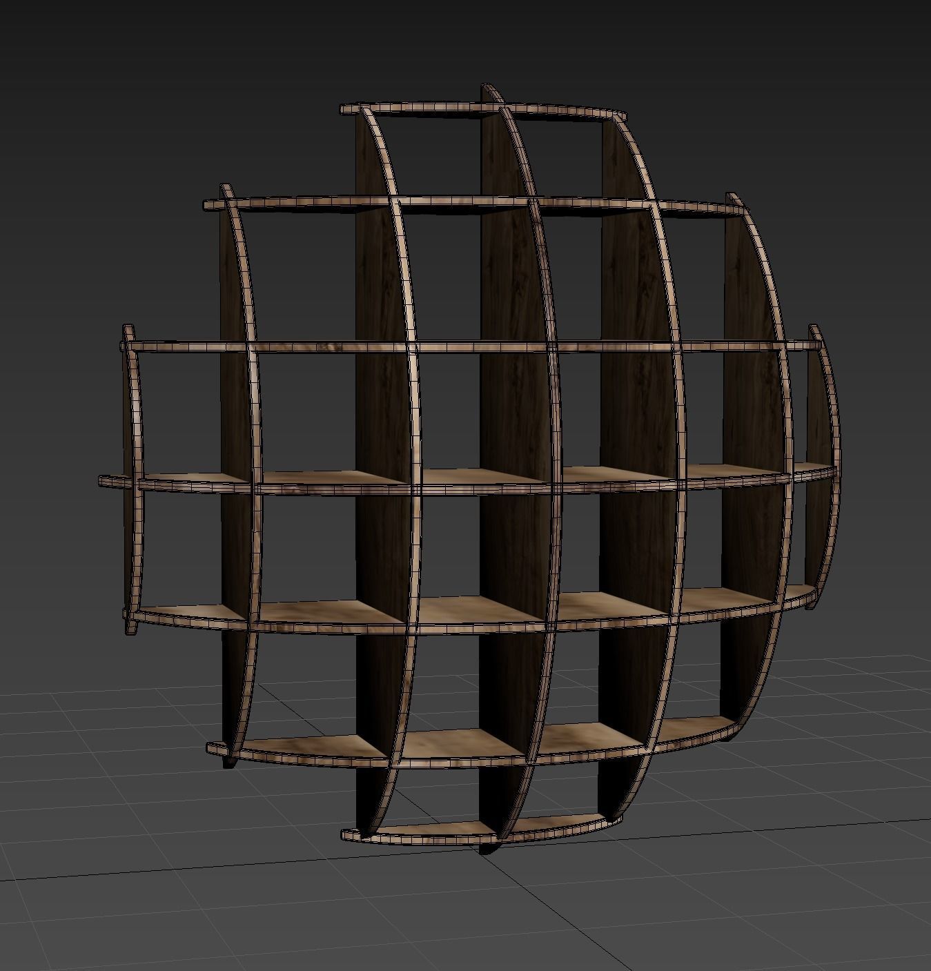 Shelf sphere 3D model | CGTrader