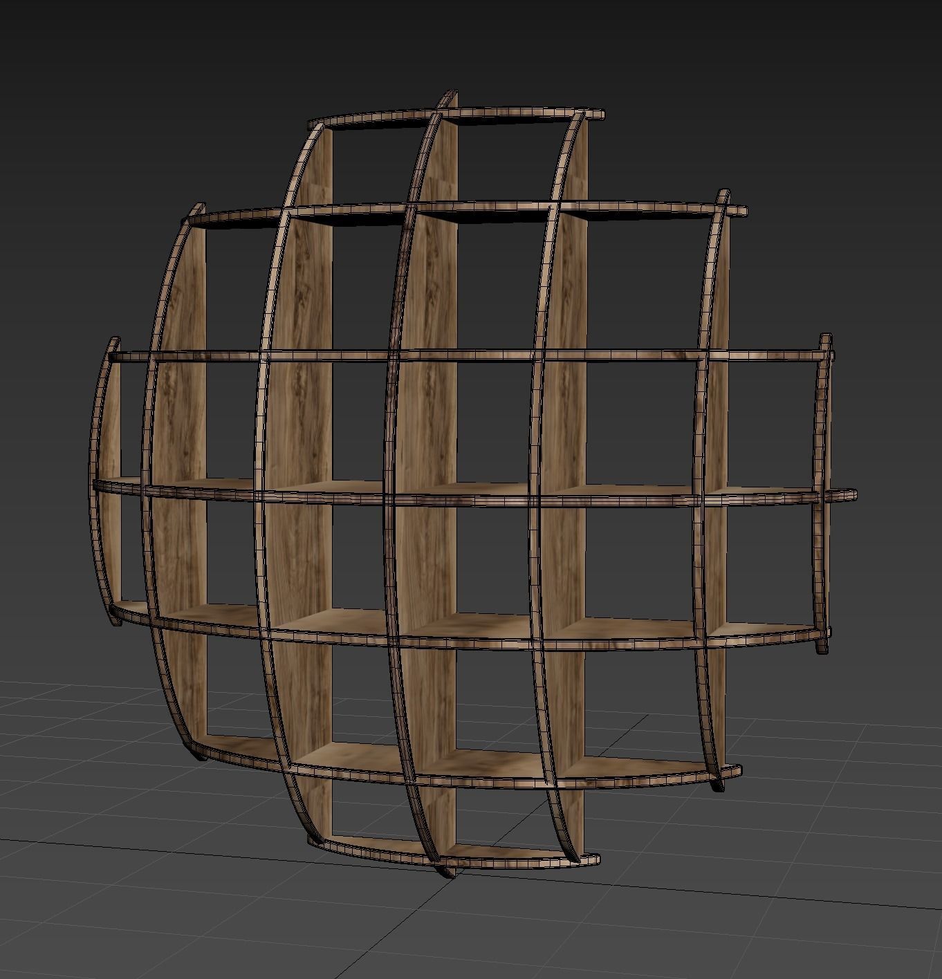 Shelf sphere 3D model | CGTrader
