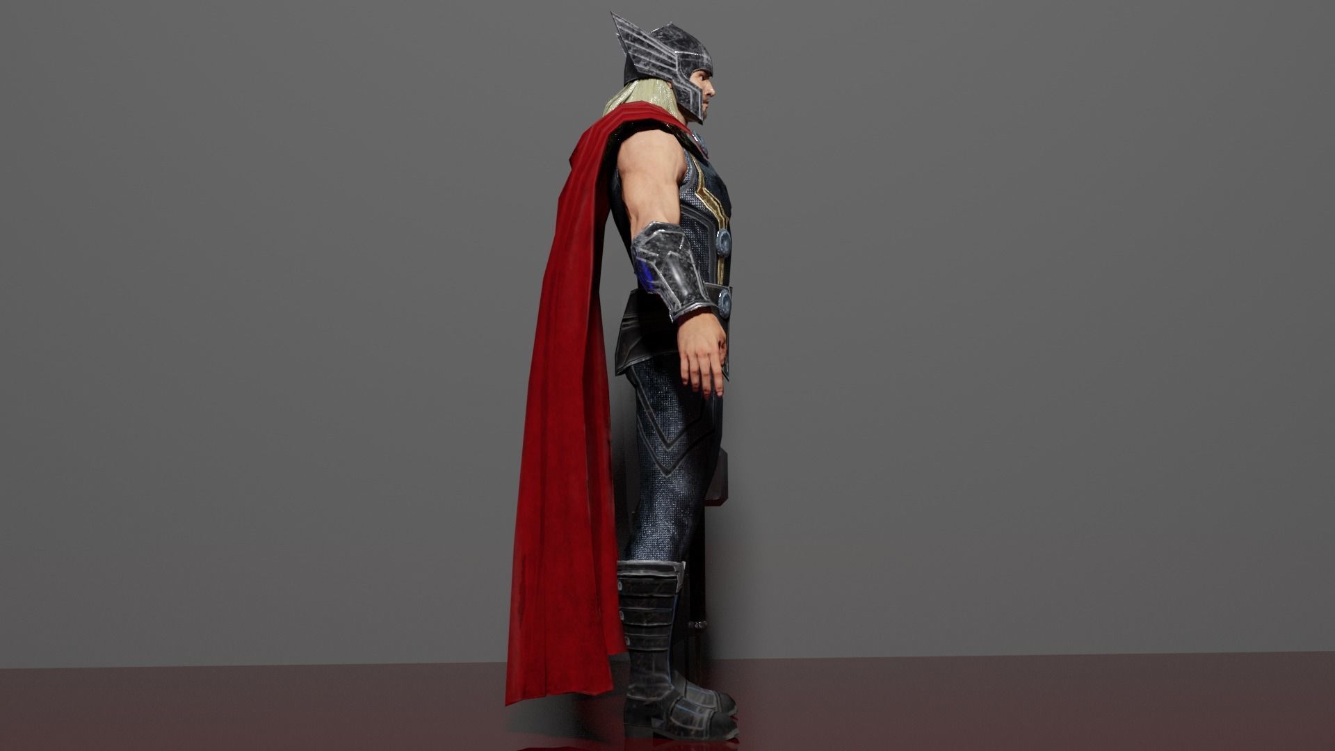 T h o r 3D model rigged | CGTrader
