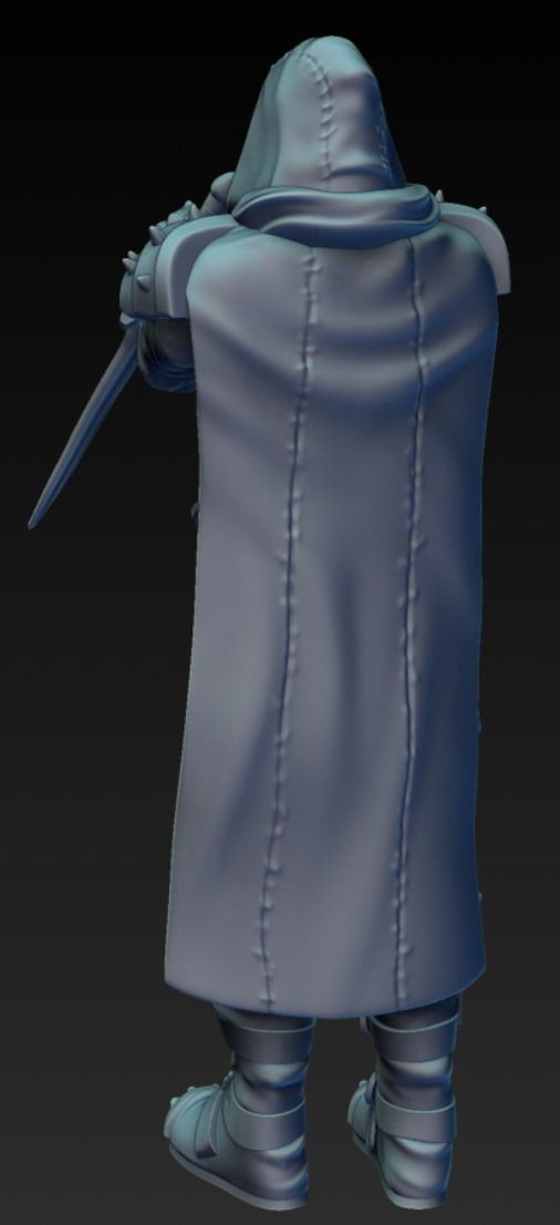 Rogue Miniature 3D model 3D printable | CGTrader