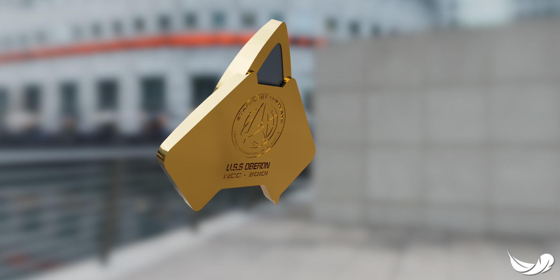 Star Trek Combadge 3D model 3D printable | CGTrader