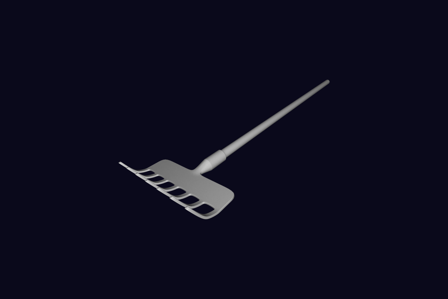 Garden Rake 3D model | CGTrader
